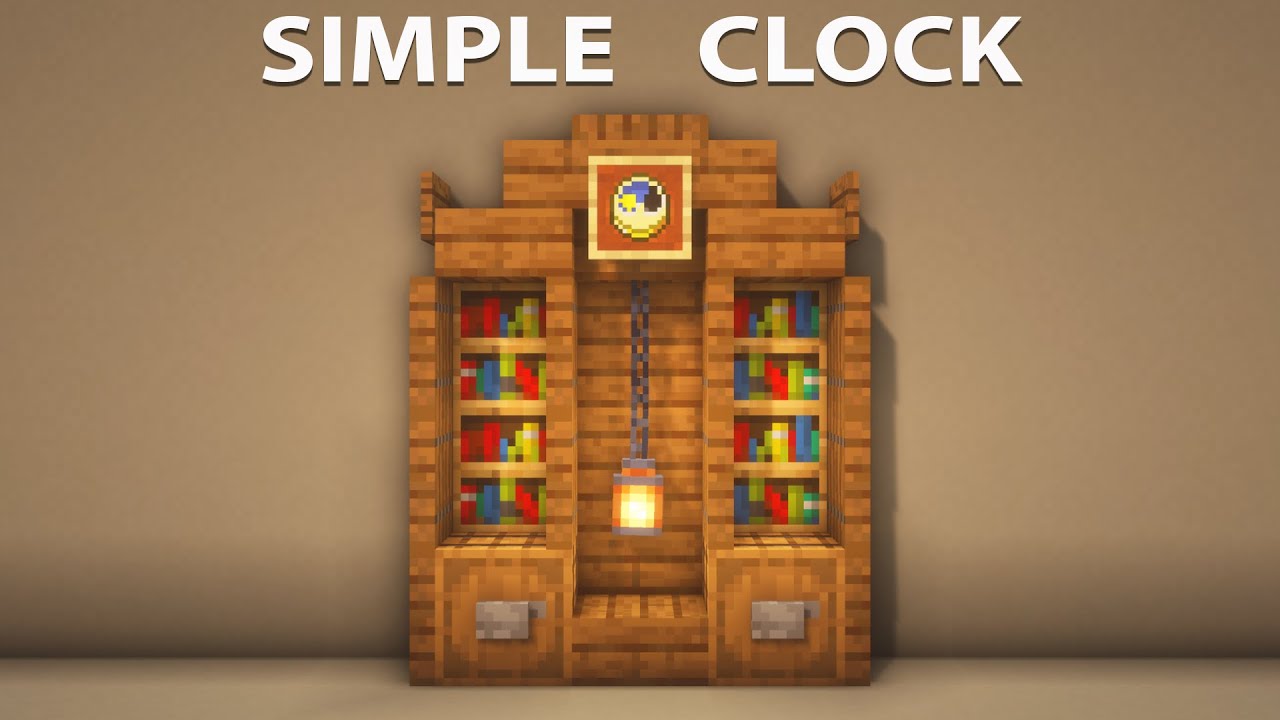 How To Make A Working Grandfather Clock In Minecraft At Elizabeth