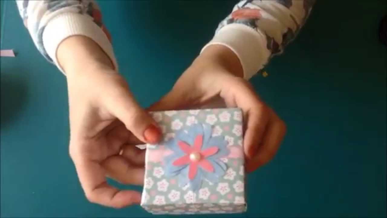 Caja Hecha Con Cartulina Youtube