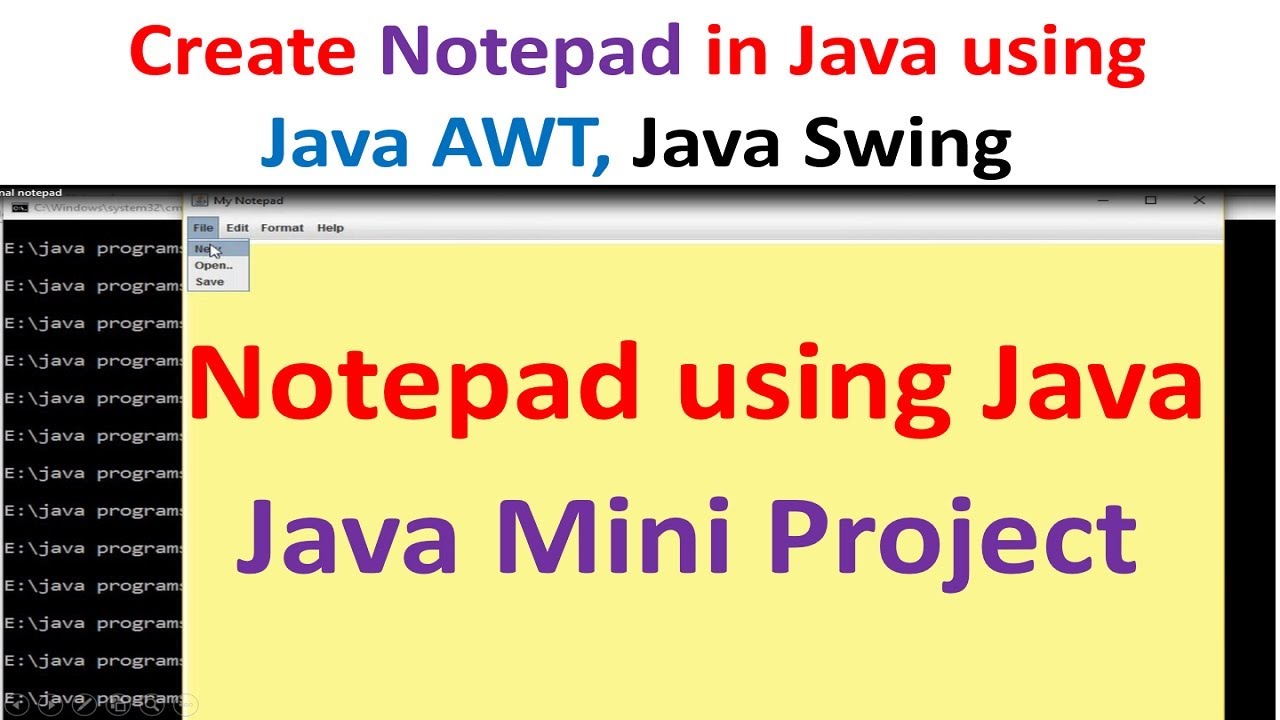 Notepad Using Java Awt At Carolyn Bey Blog
