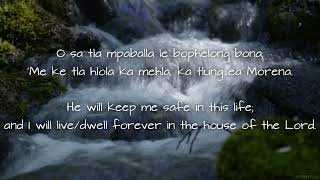 Ke Na Le Modisa Sefela Hymn 111 With English Translations Pentsi Difela ...