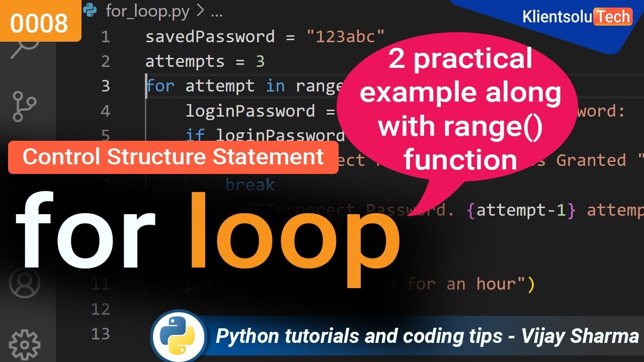 For Loop In Python Programming A Step By Step Tutorial With 2 Examples
