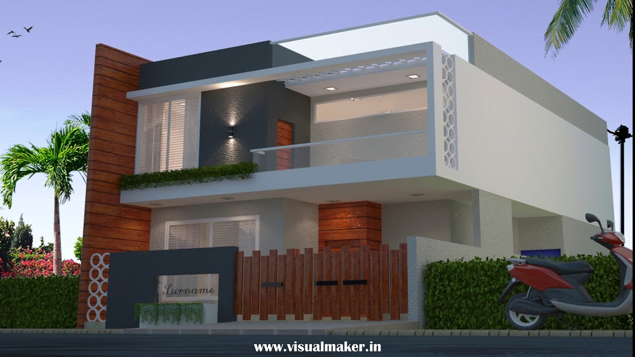 30x50 House Elevation Youtube