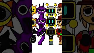 Incredibox Sprunki Coloring Pages Coloring All Sprunki Phase 1 Vs Phase