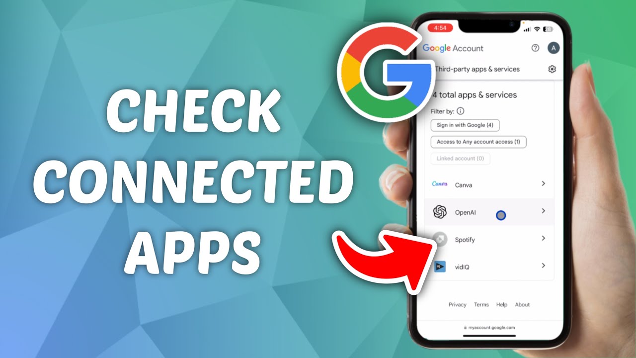 How To Check Apps Connected To Google Account Youtube