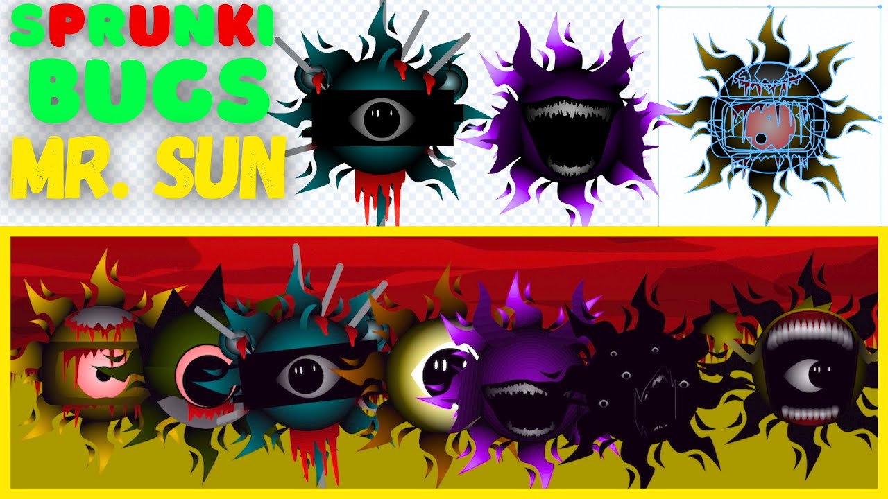 How To Make A Bug Tutorial Sprunki Everyone Mr Sun Rm Remastering