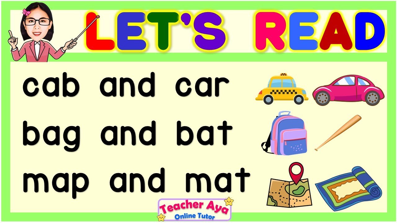 Reading Tutorial For Kids Practice Reading Learn To Read