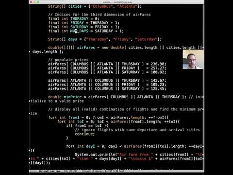 Multidimensional Arrays Youtube