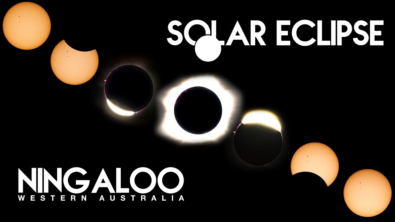 Ningaloo Eclipse Total Solar Eclipse Timelapse Youtube