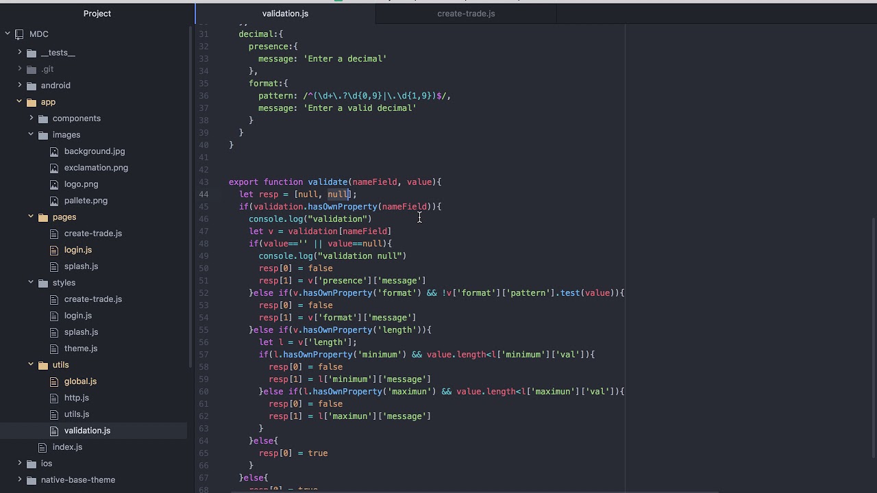 Validate Input And Handle Errors In React Native Youtube