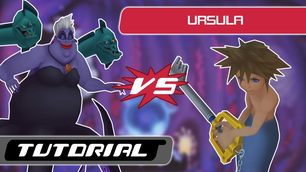 Kingdom Hearts Ursula Boss Tutorial Youtube