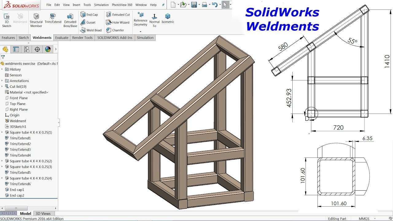 Frame Weldment Drawing At Jaime Trujillo Blog