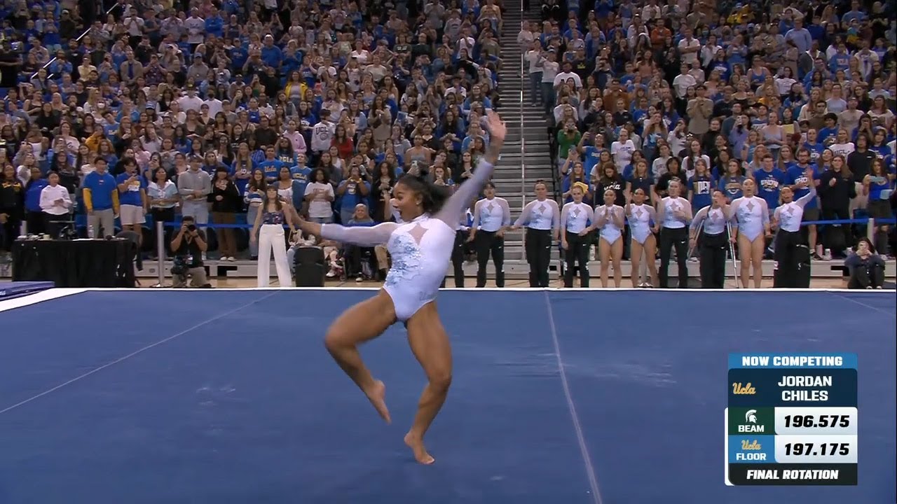 Jordan Chiles Perfect 10 Floor Feb 1 2025 Youtube