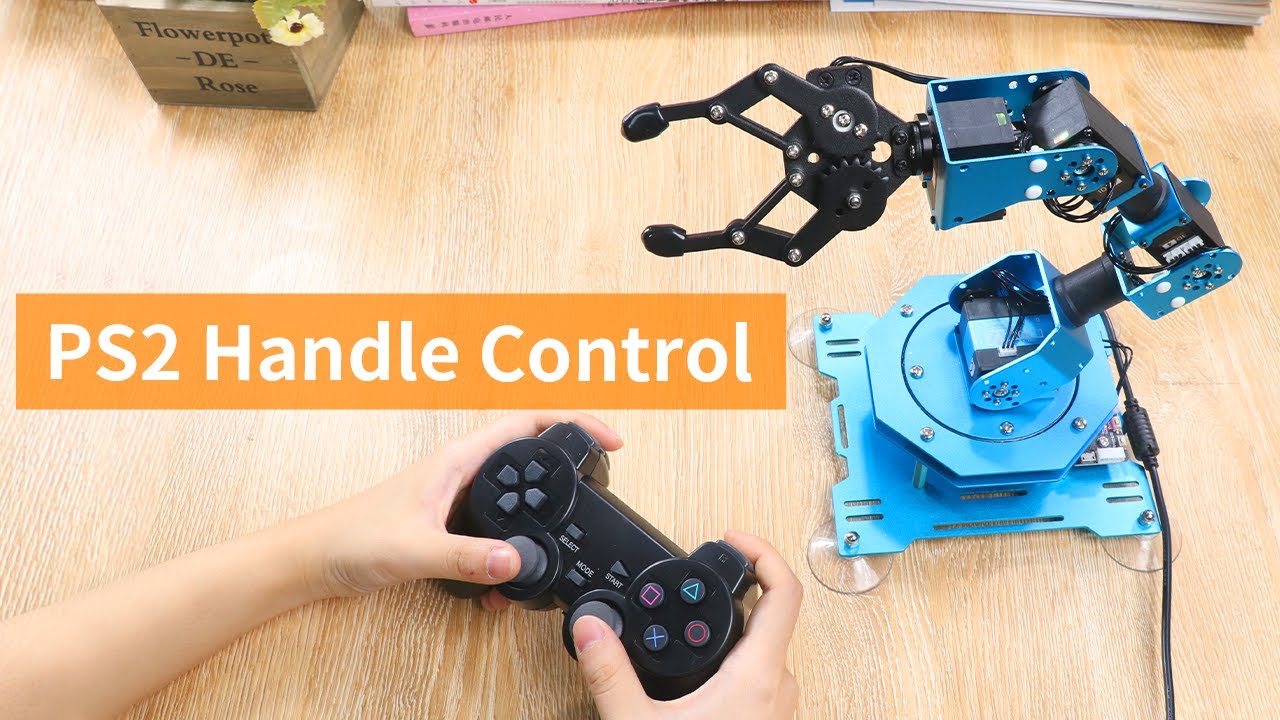 Xarm 1s Robotic Arm Ps2 Handle Control Youtube