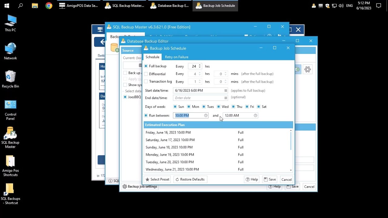 Amigopos Install Sql Backup Master Youtube