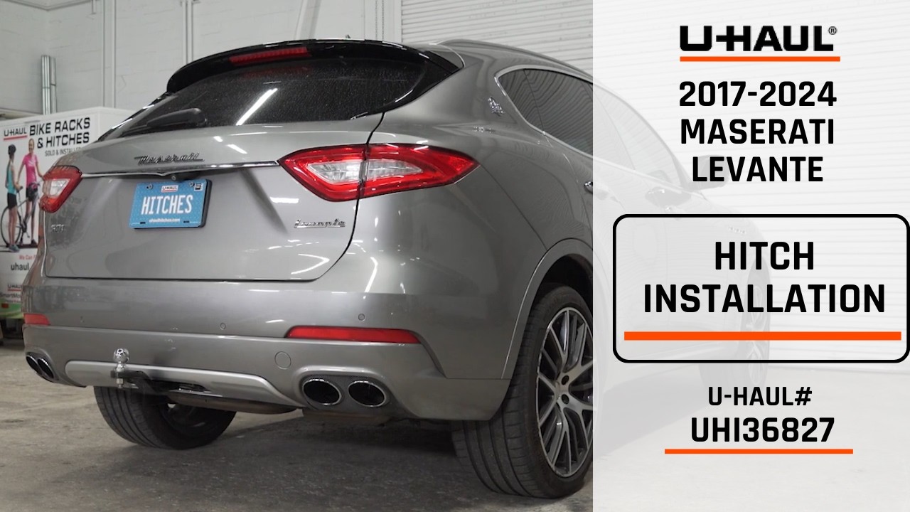 2017 2024 Maserati Levante U Haul Trailer Hitch Installation