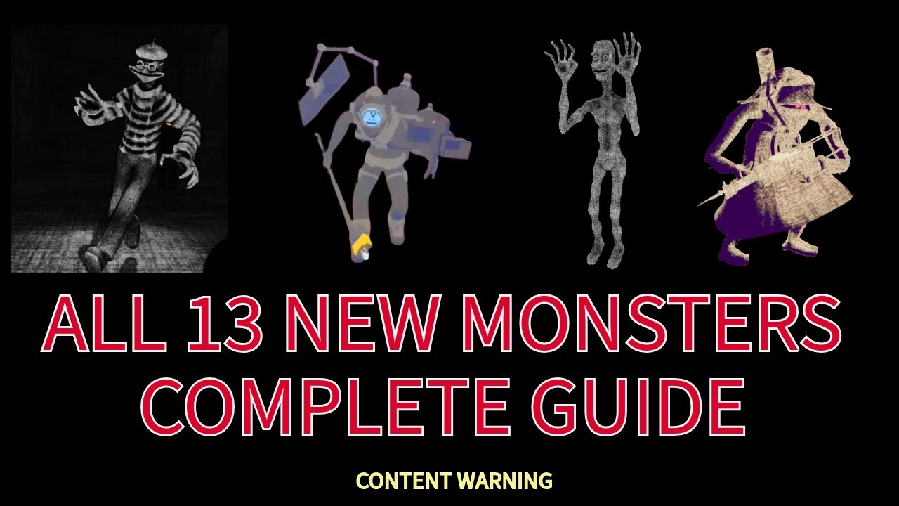 Content Warning Complete Guide All 13 New Monsters Explained Youtube