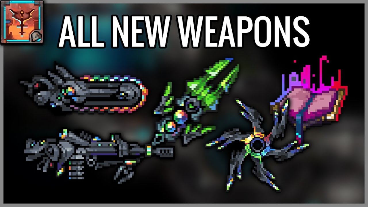 All New Weapons Terraria Calamity V1 5 Draedon Update Youtube