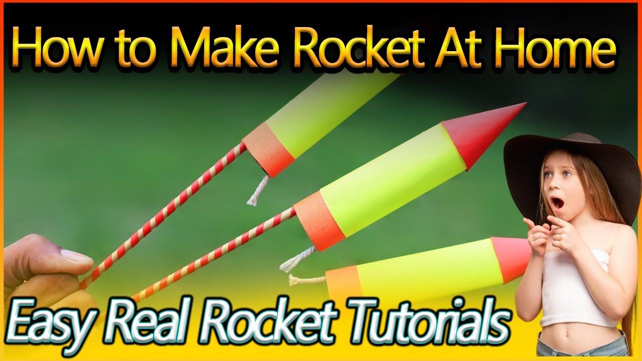Crafting Skills Diy Amazing How To Make Rocket At Home Easy Real