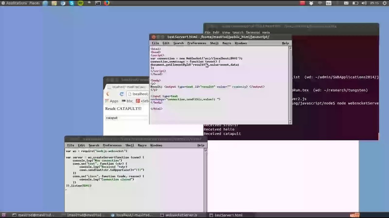 The Simplest Possible Html5 Websockets Client And Node Js Server