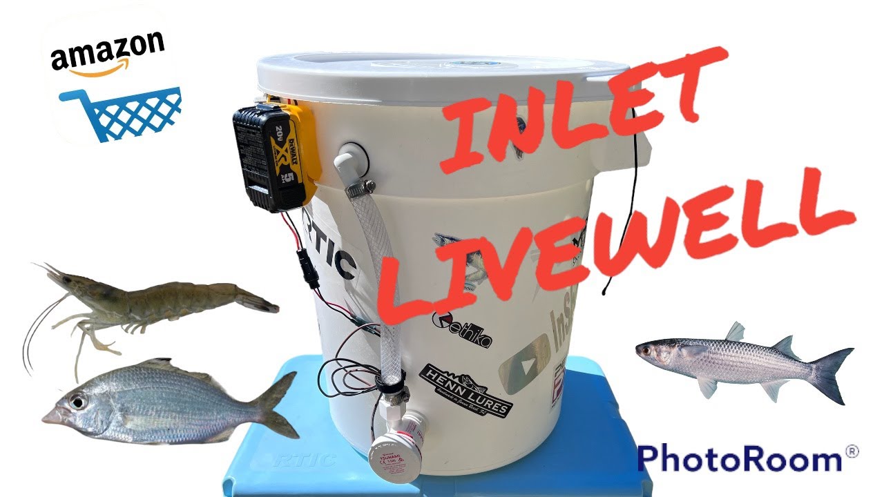Diy Baitwell Livewell For Pier Fishing Youtube
