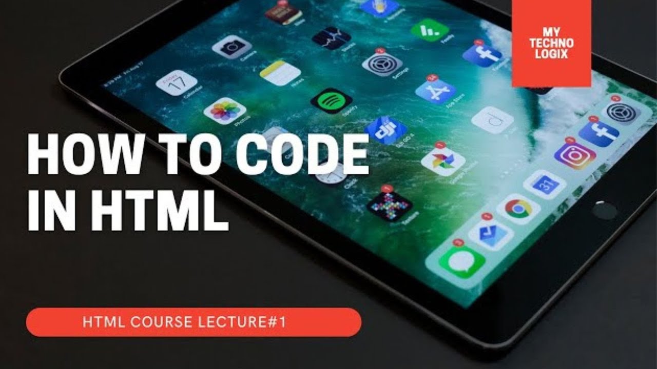 How To Code In Html Explained Youtube