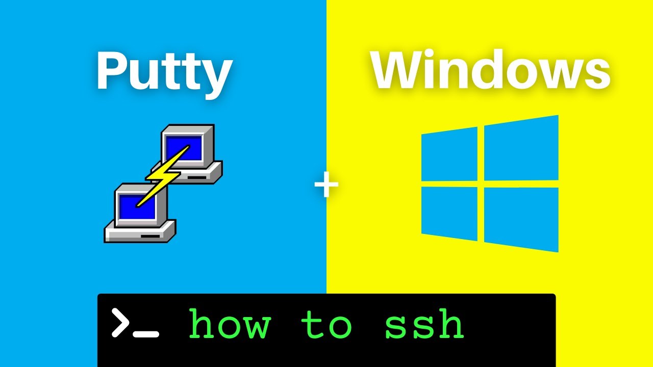 How To Use Putty To Ssh On Windows Youtube