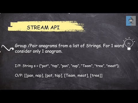 Java 8 Stream Api 16 Group Pair Anagrams From A List Of Strings