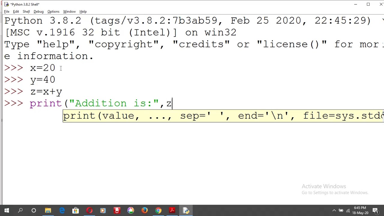 Chapter 2 Python Programming Fundamentals Part 1 Youtube