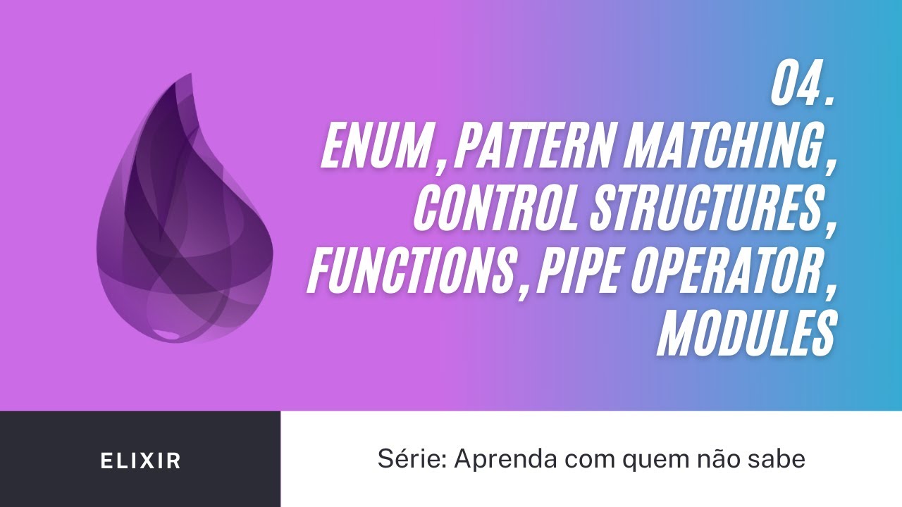 Live Elixir Ep 04 Enum Pattern Matching Control Structures