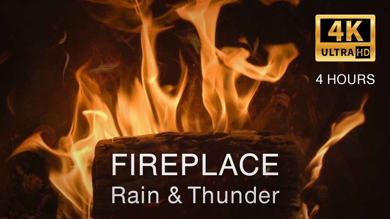 Fireplace Rain Thunder At Dennis Marquis Blog