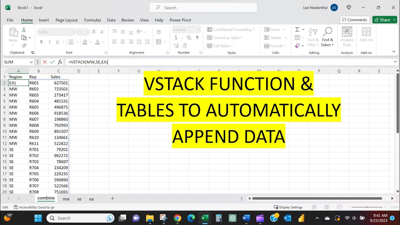 Append Tables Excel At Elinor Castiglione Blog