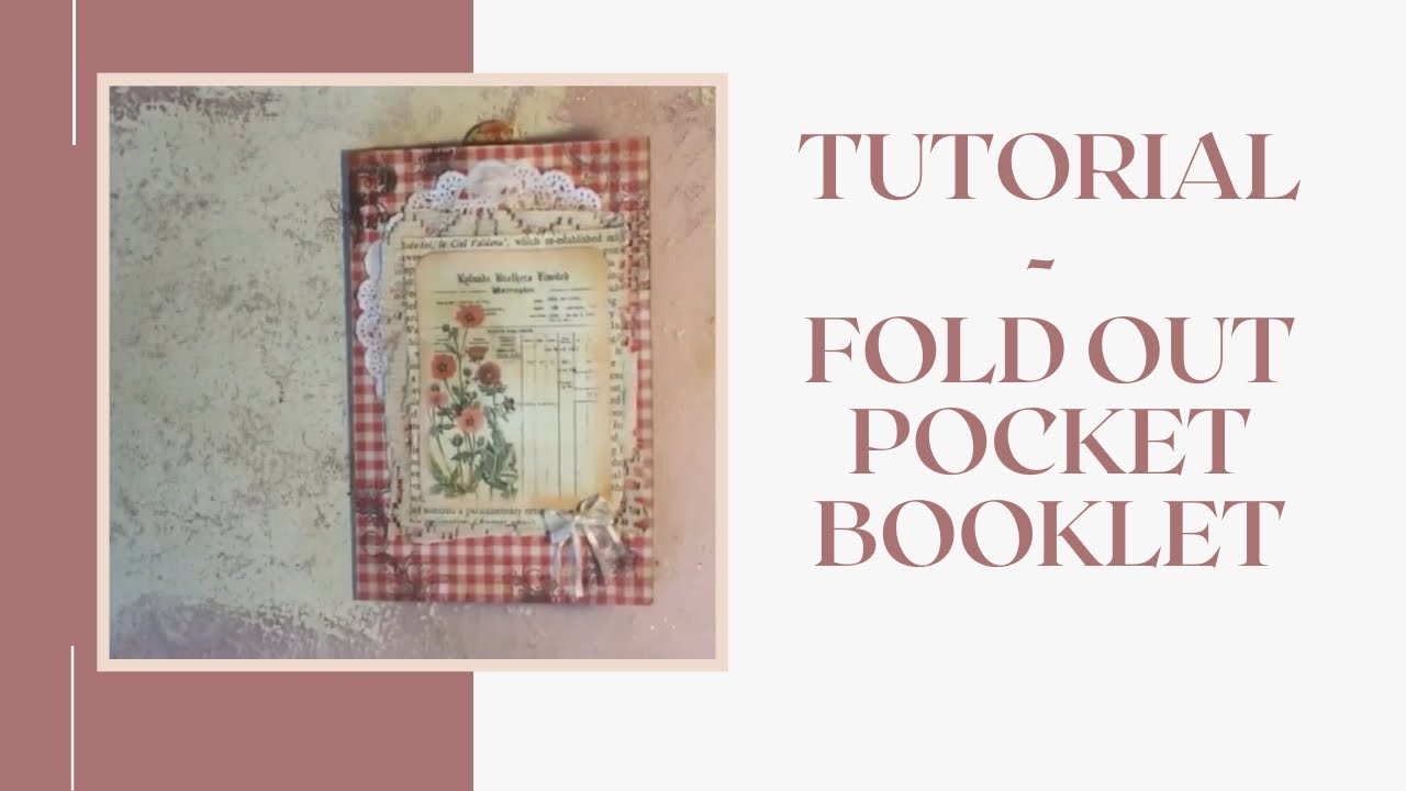 Tutorial Pocket Foldout For Junk Journal Youtube