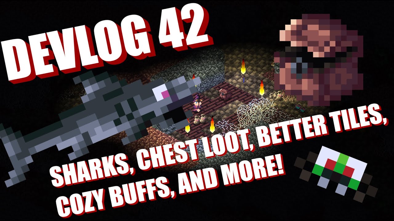 Isometria Devlog 42 Sharks Chest Loot Better Tiles And Cozy Buffs