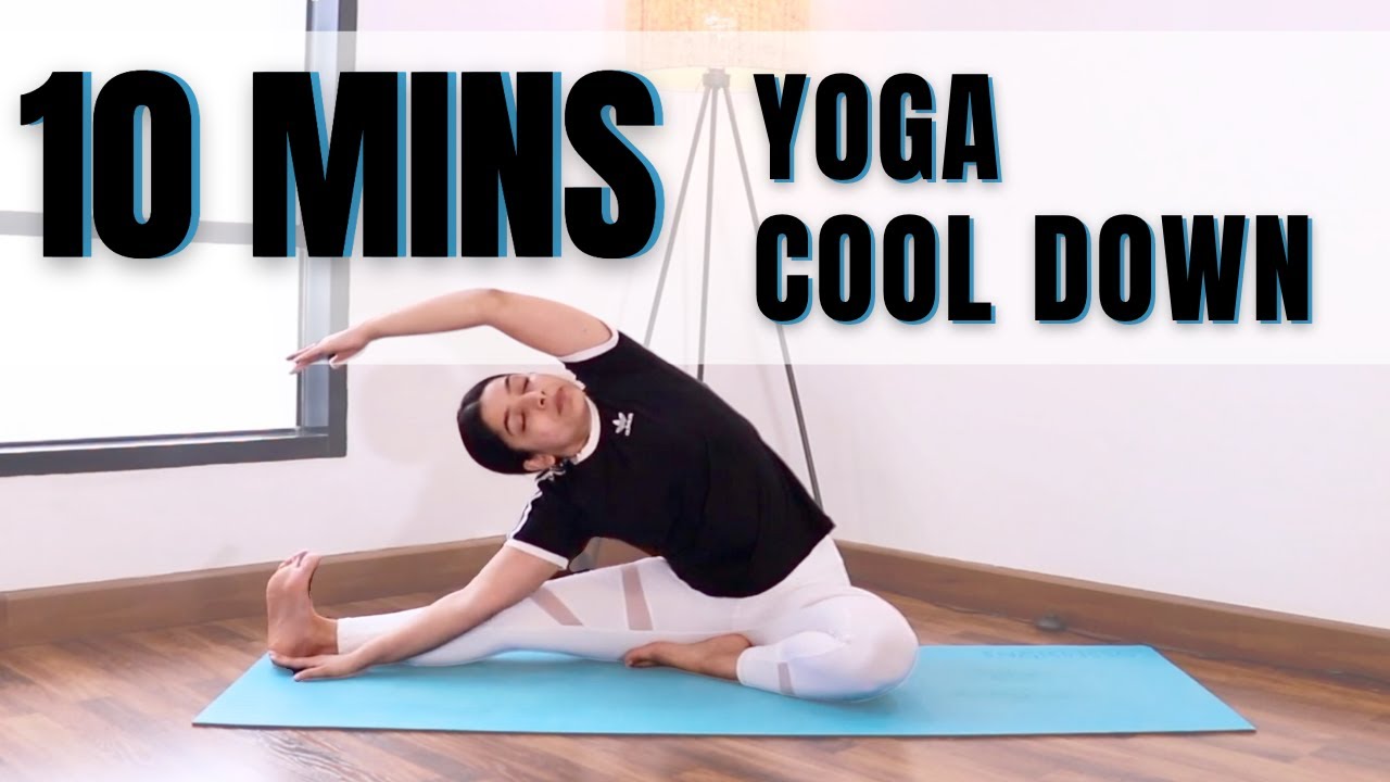 10 Mins Yoga Cool Down Post Workout Stretch To Relax And Recover With