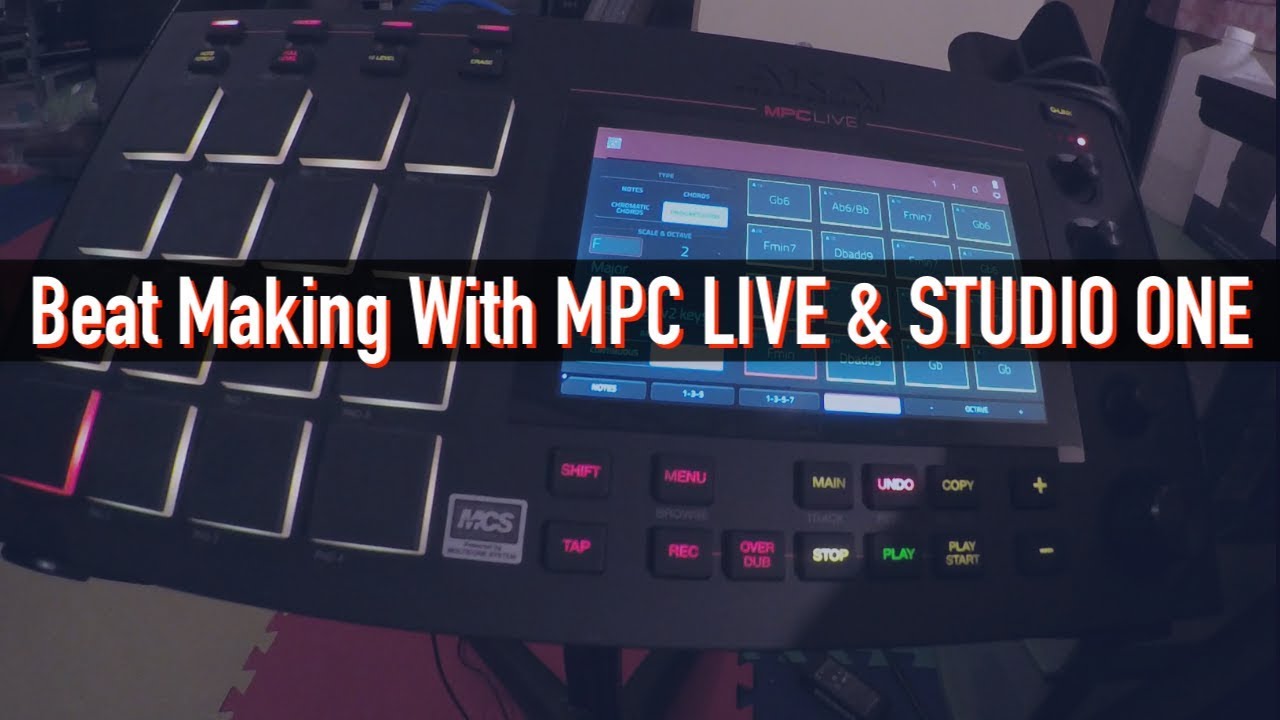 Soulful Beat Making With Mpc Live Studio One Youtube