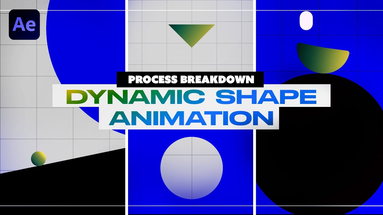 Dynamic Shape Animation Process Breakdown Motion Circles After