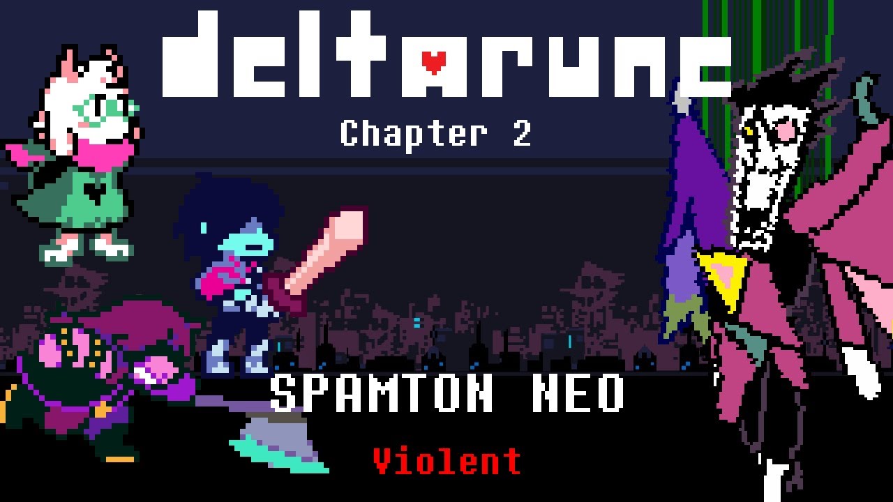 Deltarune Chapter 2 Spamton Neo Boss Fight Violent Youtube