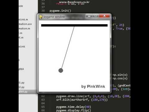 Pendulum Animation Using Python Youtube