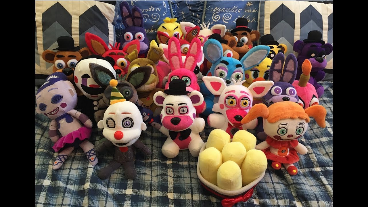Complete Fnaf Plush Collection Five Nights At Freddy S Youtube