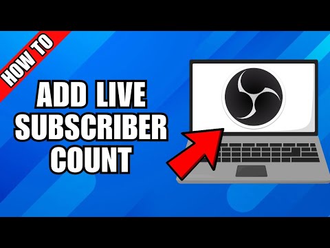How To Add Live Subscriber Count In Obs Studio Youtube