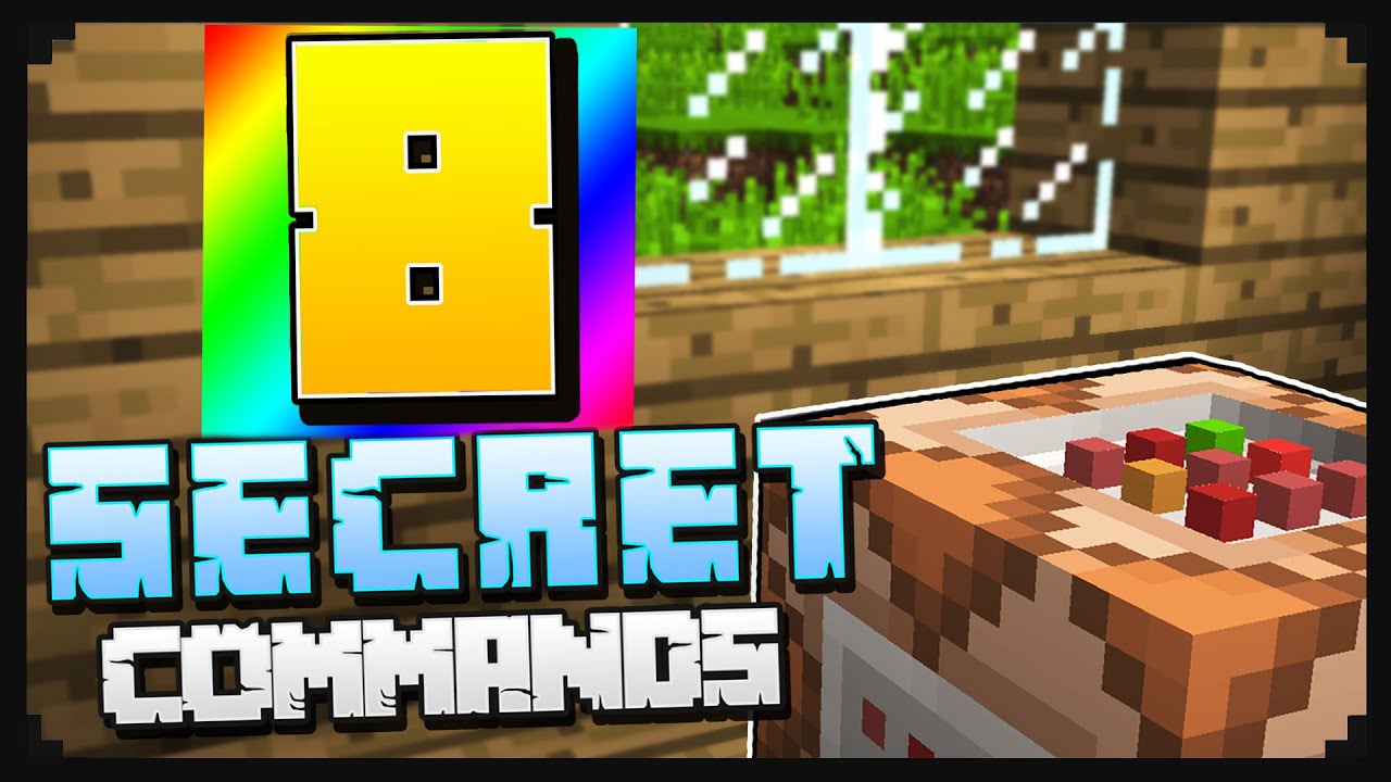 8 Secret Minecraft Commands You Need To Try Youtube