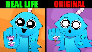 The Best Tiktok Of Incredibox Sprunki Oops Hi Teddy Real Life Vs