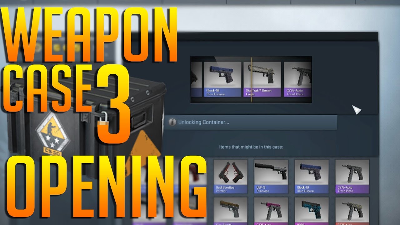 Cs Go Weapon Case 3 Opening Youtube