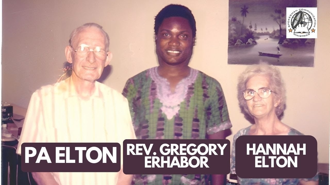 Rev Prof Greg Erhabor Spokes About Pa Elton At The Ancient Wells