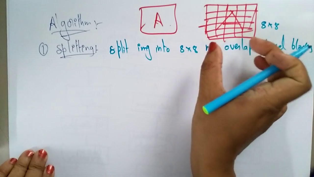 Jpeg Compression Cg Computer Graphics Lec 71 Bhanu Priya Youtube