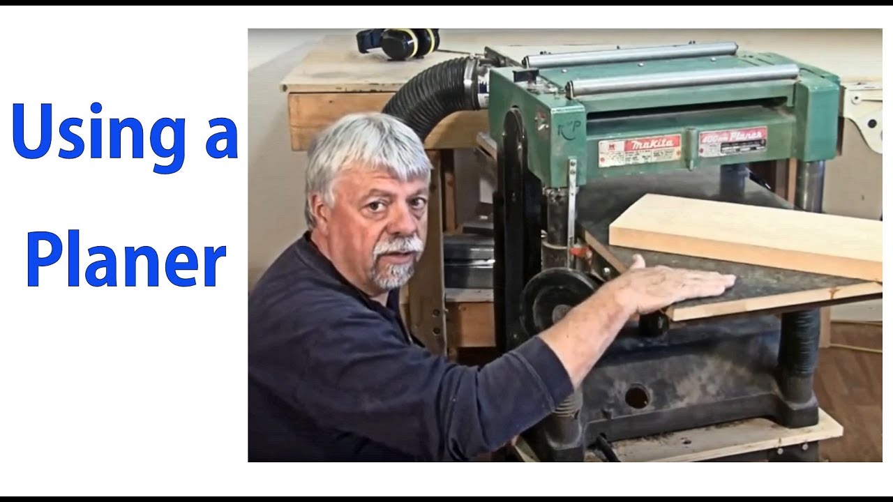 How To Use A Wood Planer Beginnners 8 Woodworkweb Youtube