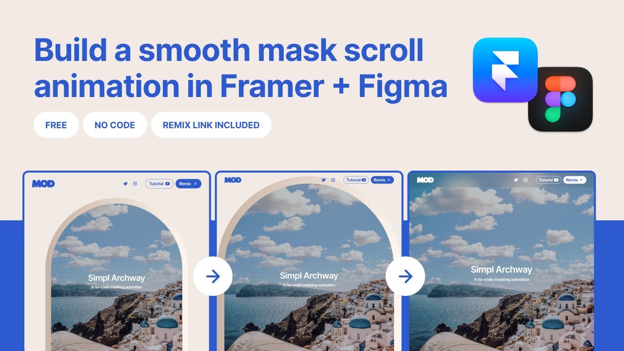Using Figma Framer To Build A Smooth Mask Scroll Animation With No