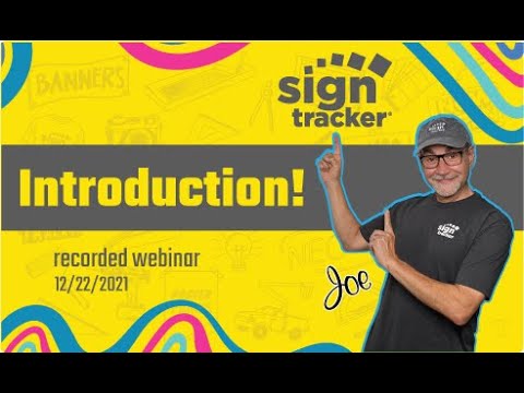 Signtracker Academy Webinar Introduction To Signtracker Youtube