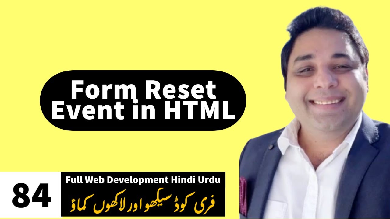 How To Reset The Form In Html Youtube