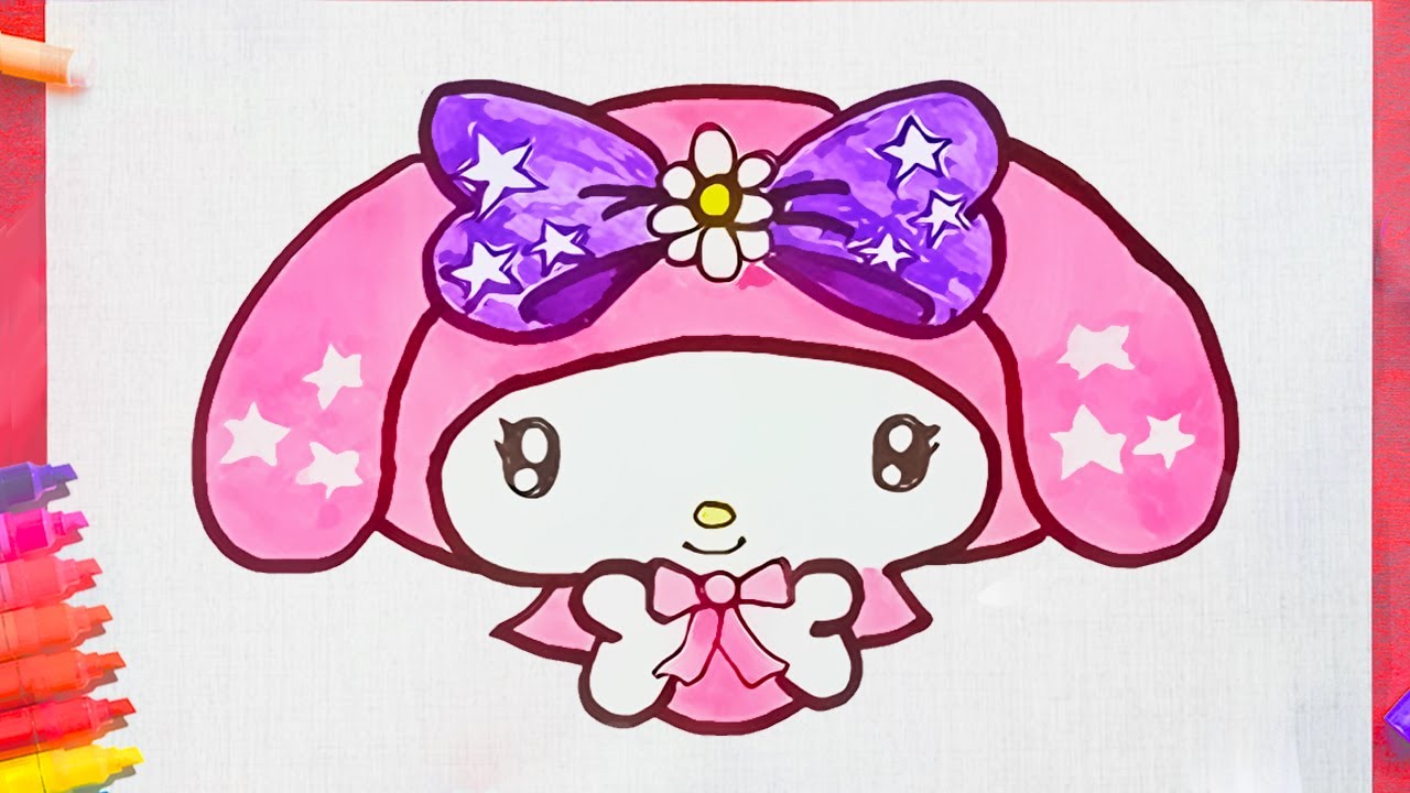 How To Draw My Melody Hello Kitty And Friends Sanrio 42 Off